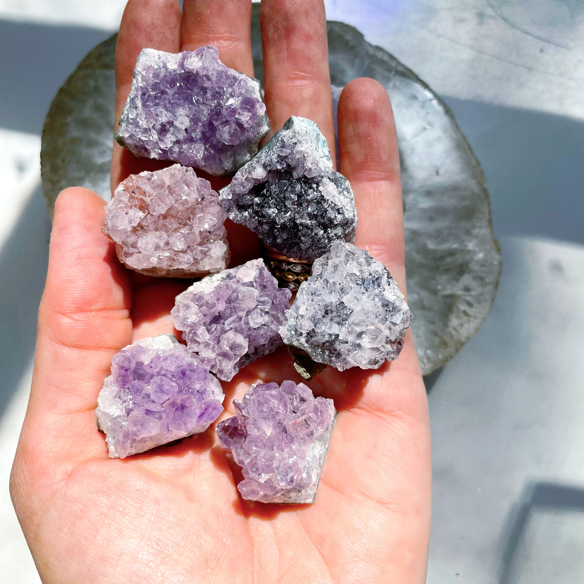 Mini Amethyst Clusters – Baltic Mermaid