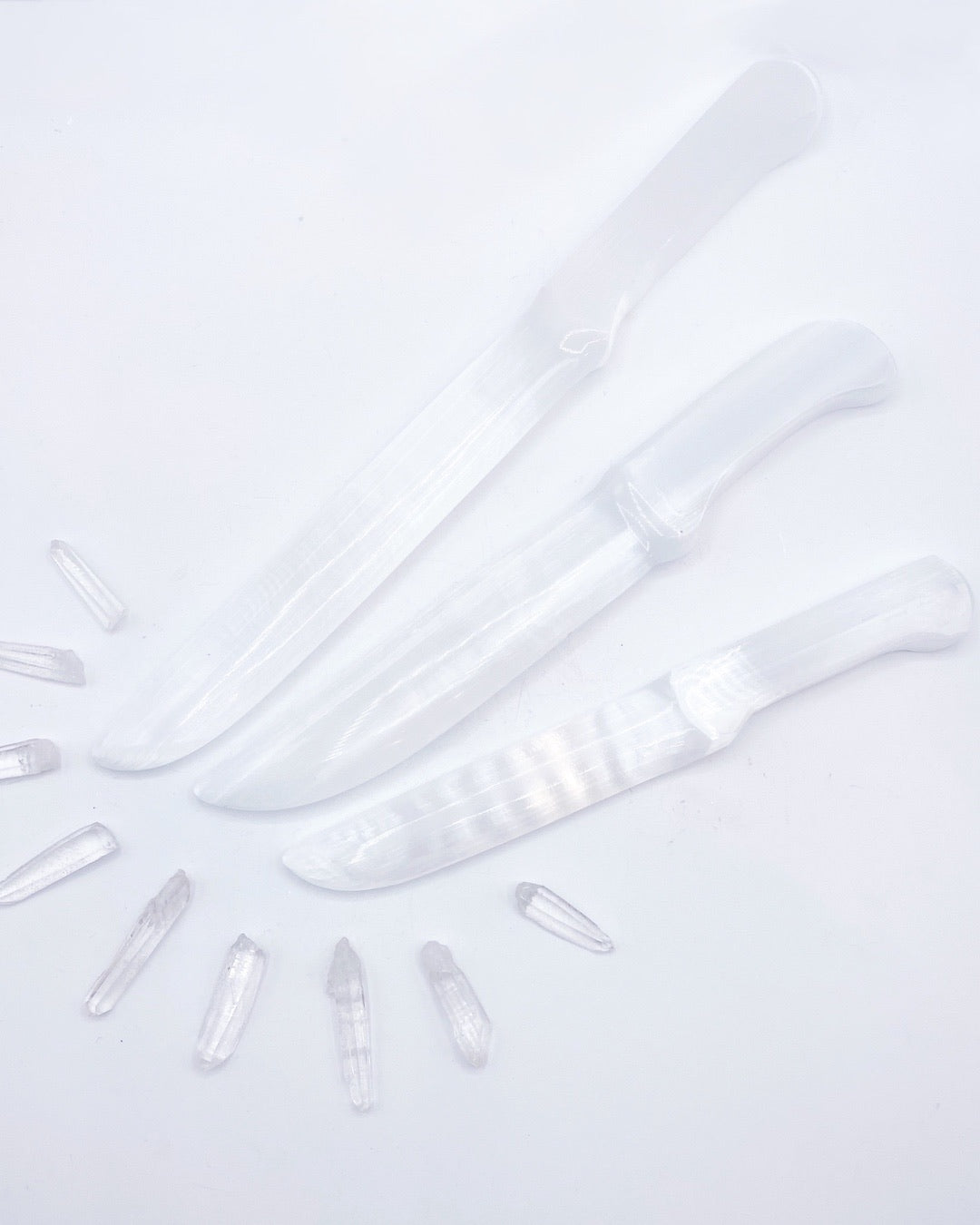 Selenite Knives/Dagger – Baltic Mermaid