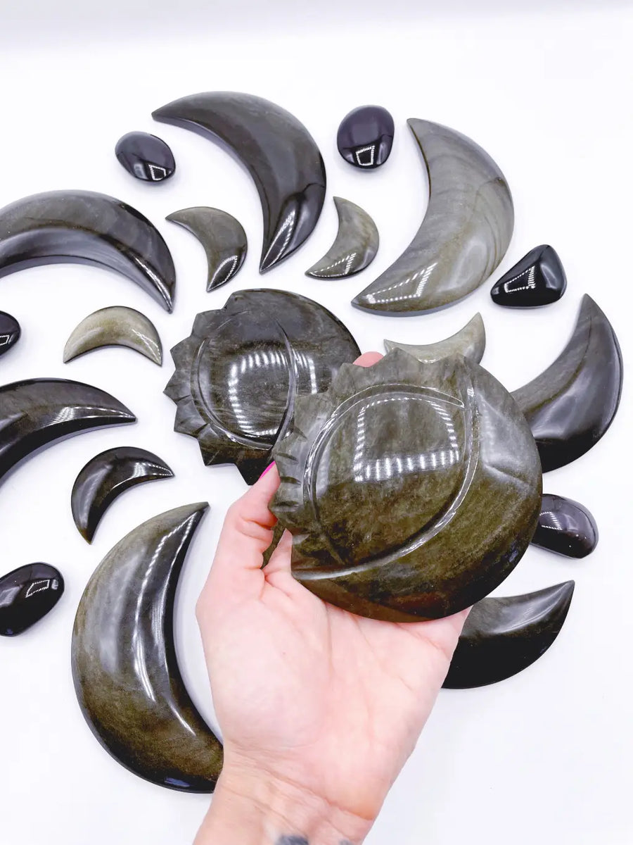 Gold Sheen Obsidian Eclipse – Baltic Mermaid